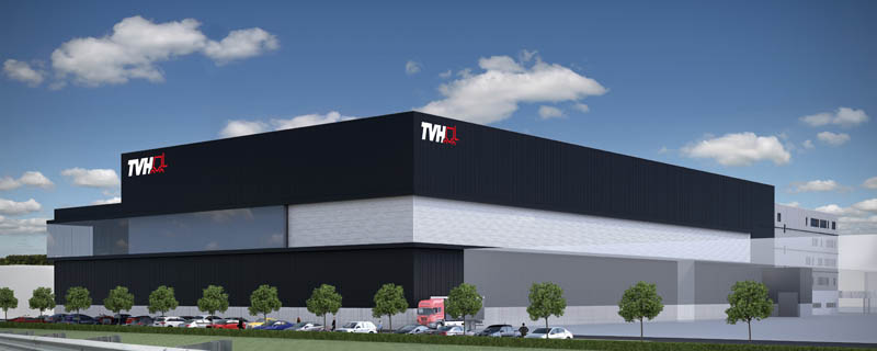 TVH bouwt nieuw parts distributiecentrum in Waregem
